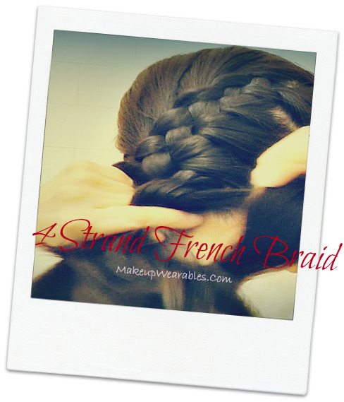 Easiest Way To Four {4} Strand Braid & 4 Strand French Braid Your Hair ...