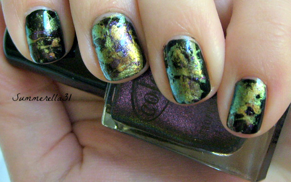 Duo-chrome Splatter | Summer A.'s (wonderland-nails) Photo | Beautylish
