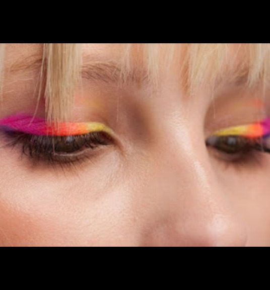Help! Neon party makeup. | Beautylish