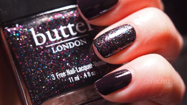 Butter London The Black Knight and Essie Luxedo | Traci S.'s ...
