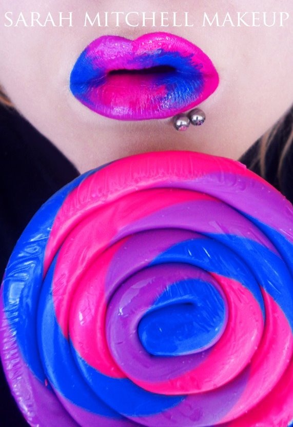 Lollipop Lips Version 1 | Sarah M.'s (sarahmitchellmakeup) Photo ...