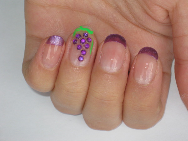 Grapes Nail Design | Elena S.'s (ElenaSandina) Photo | Beautylish