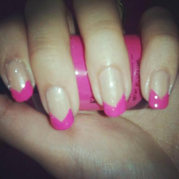 Pink French Tips | Paola E.'s (Paolicious) Photo | Beautylish