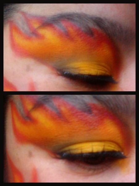 Flames yup I'm on fire! Makeup :-) | Beautylish